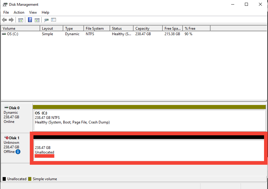 How to add a missing drive on Windows Server