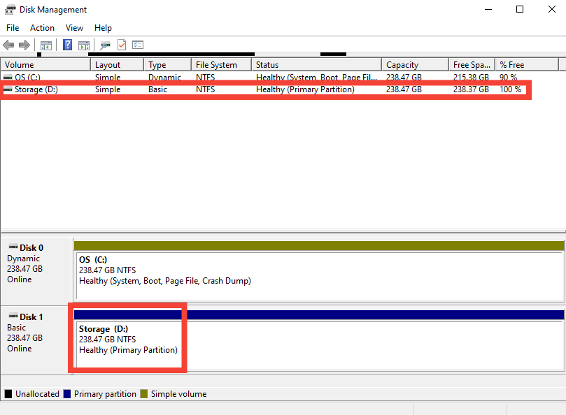 How to add a missing drive on Windows Server
